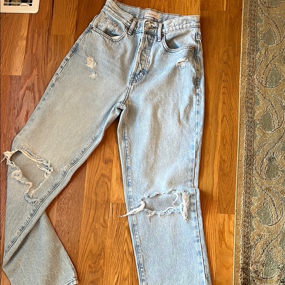 PacSun | Jeans | Pacsun Blue Boyfriend Jeans Distressed Light Wash ...